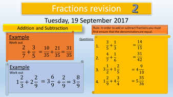 GCSE Revision Lessons: Transformations & Fractions | Teaching Resources