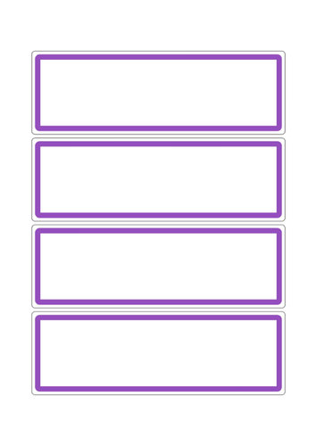 Blank Vocab cards (VCOP coloured) | Teaching Resources