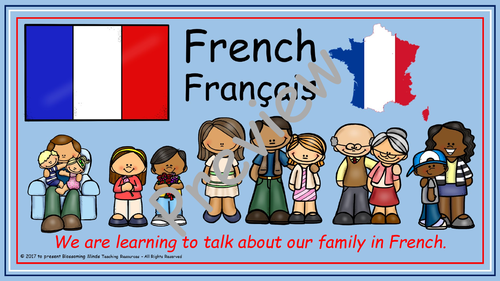 French Family Members lesson / la famille | Teaching Resources