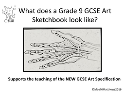 GCSE REVISION. ART. GCSE Grade 9 Art sketchbook example | Teaching ...