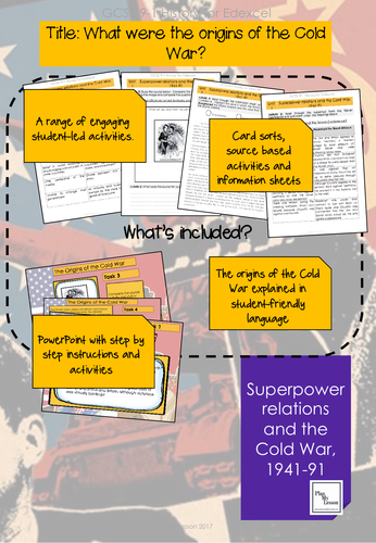 Edexcel GCSE 9-1 Superpower Relations and the Cold War L2: The Origins ...