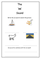 Phonics: oa sound worksheet | Teaching Resources