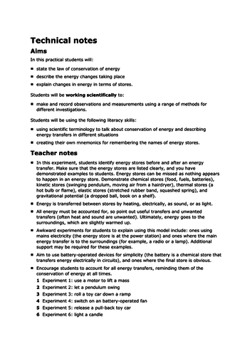 Energy adds up - complete lesson (KS3) | Teaching Resources
