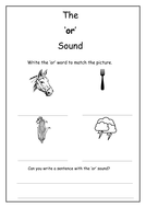 Phonics: or sound worksheet | Teaching Resources