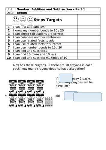 Year 2 Maths Block 2 Addition & Subtraction White Rose Planning and ...