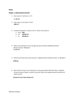Unit Conversion Between Prefixes Worksheets and Answers | Teaching ...