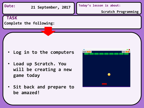 KS3 Scratch Breakout Programming Project | Teaching Resources