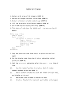 GCSE Bubble Sort Programming Lesson | Teaching Resources