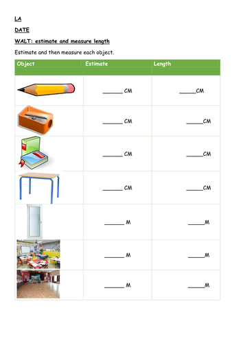 A week of measure lessons - maths - year 3 - Plan and resources ...