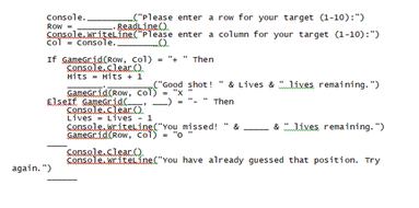Gcse Battleships Programming Project Teaching Resources