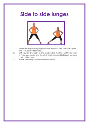 Health related fitness circuit cards | Teaching Resources