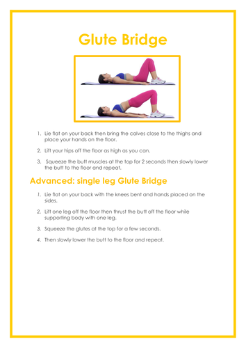 Health related fitness circuit cards | Teaching Resources