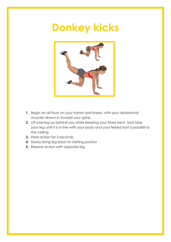Health related fitness circuit cards | Teaching Resources
