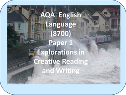 AQA Language Paper 1 to go with Jamaica Inn past paper | Teaching Resources