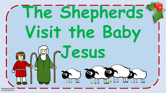 Christmas story presentation - The shepherds visit the baby Jesus by ...