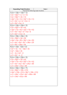 GCSE Maths - 30 Q + A - Expanding Triple Brackets - Cubic Equations ...