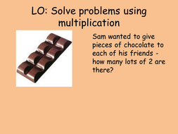 Teaching arrays with Chocolate Bars (arrays of 2 and 5) KS1 | Teaching ...