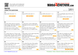 GCSE Revision (Ratio: Part 1) | Teaching Resources