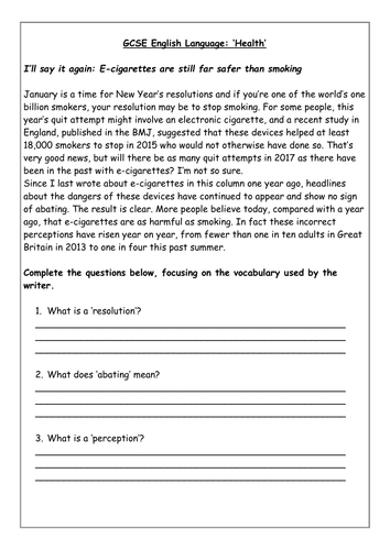 WJEC ENGLISH LANGUAGE IN WALES: PROOFREADING AND READING TASKS ...