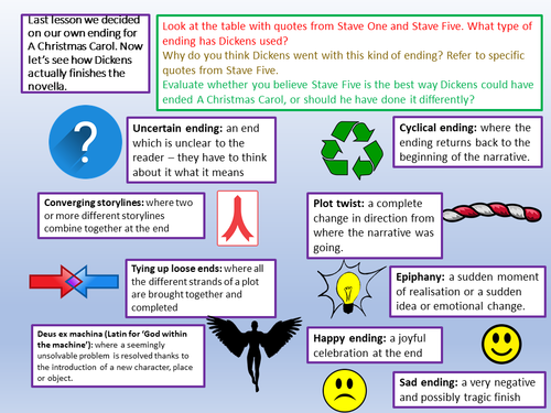 A Christmas Carol - Stave Five | Teaching Resources