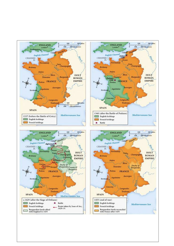 Britian, Migration Empires and the People. AQA The Hundred Years War ...