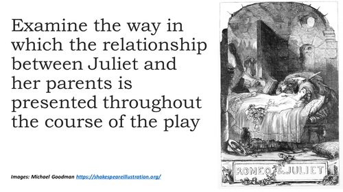 Juliet's Relationship with her Parents in 'Romeo and Juliet' | Teaching ...
