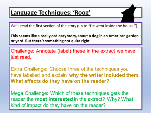Language Techniques | Teaching Resources