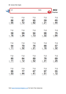 Subtraction worksheet with answers - 3 levels of differentiation KS2 ...
