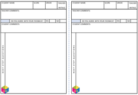 Homework feedback form | Teaching Resources