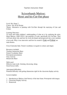 Matisse Scissorhands: Henri, his cut-out phase and French vocabulary ...