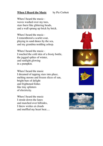 Poetry using simile and metaphor - 1 week lesson plans & resources inc ...