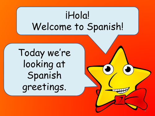 Simple Spanish Greetings lesson | Teaching Resources