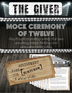 The Giver Unit Activity: Mock Ceremony of Twelve for Students ...