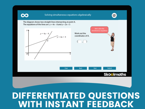 Simultaneous Equations with Printable Worksheets | Teaching Resources