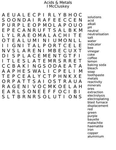 Science word searches | Teaching Resources