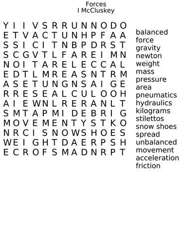 Science word searches | Teaching Resources