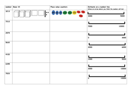 represent and estimate numbers using different representations Year 4 ...