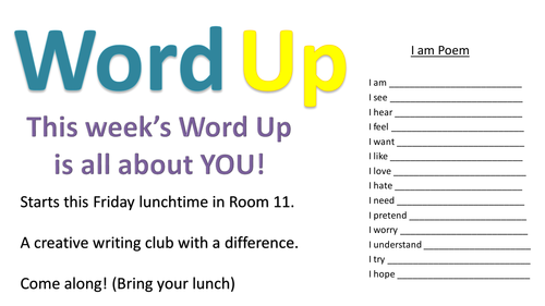 Creative Writing prompts for a writing club | Teaching Resources