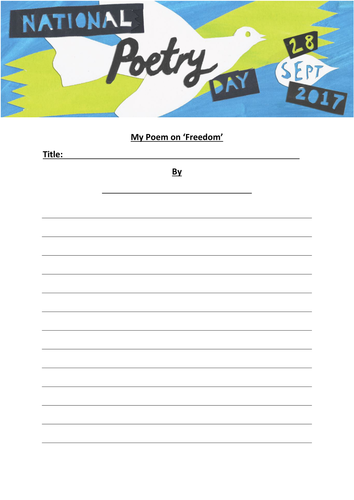 National Poetry Day assembly 2017 | Teaching Resources