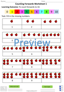 Counting to 10: PowerPoint Lesson and Worksheets | Teaching Resources