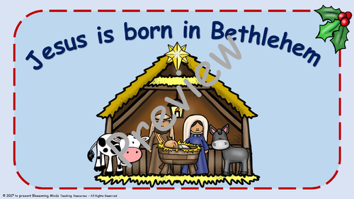 Christmas RE lesson - The birth of Jesus - KS1 | Teaching Resources