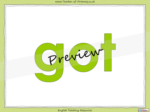 g, o, c, k - Letters and Sounds - Phonics Phase 2, Set 3 | Teaching ...