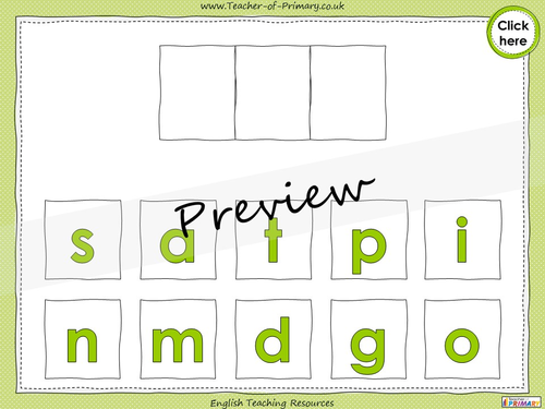 g, o, c, k - Letters and Sounds - Phonics Phase 2, Set 3 | Teaching ...