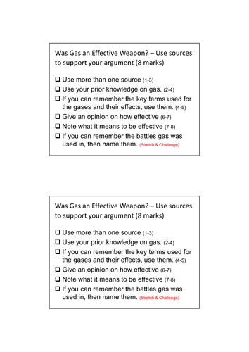 Gas Attack in World War One - WWI Poem as Source - Dulce Et Decorum Est ...