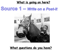 Gas Attack in World War One - WWI Poem as Source - Dulce Et Decorum Est ...