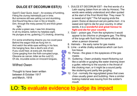 Gas Attack in World War One - WWI Poem as Source - Dulce Et Decorum Est ...