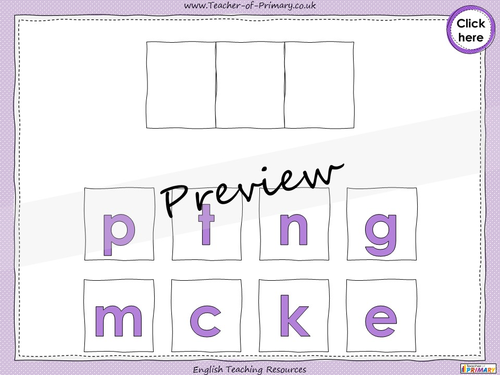 ck, e, u, r - Letters and Sounds - Phonics Phase 2, Set 4 | Teaching ...