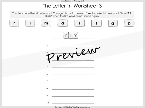 ck, e, u, r - Letters and Sounds - Phonics Phase 2, Set 4 | Teaching ...