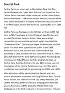Central Park Handout | Teaching Resources
