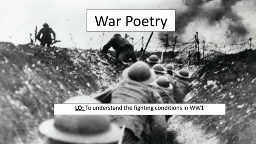 War Poetry Scheme PowerPoint 90+ slides | Teaching Resources